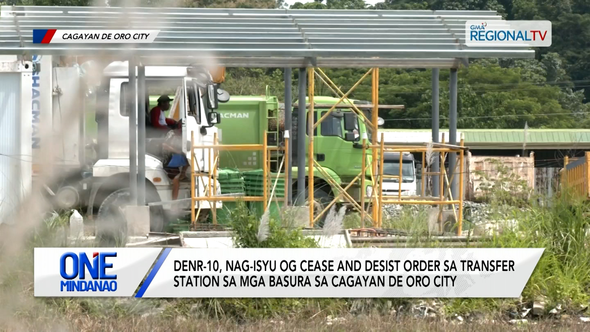 DENR-10, nag-isyu og cease and desist order sa transfer station sa mga ...