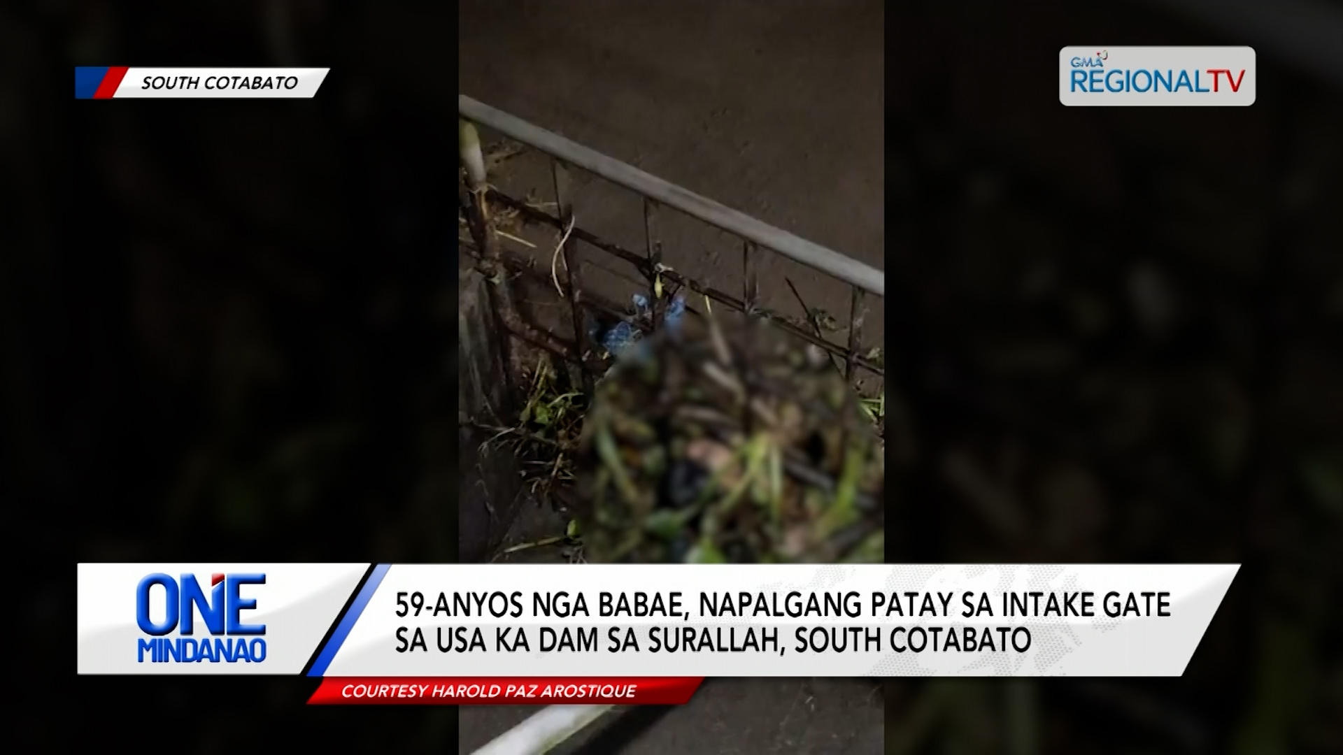 59-anyos nga babae, napalgang patay sa intake gate sa usa ka dam | One ...