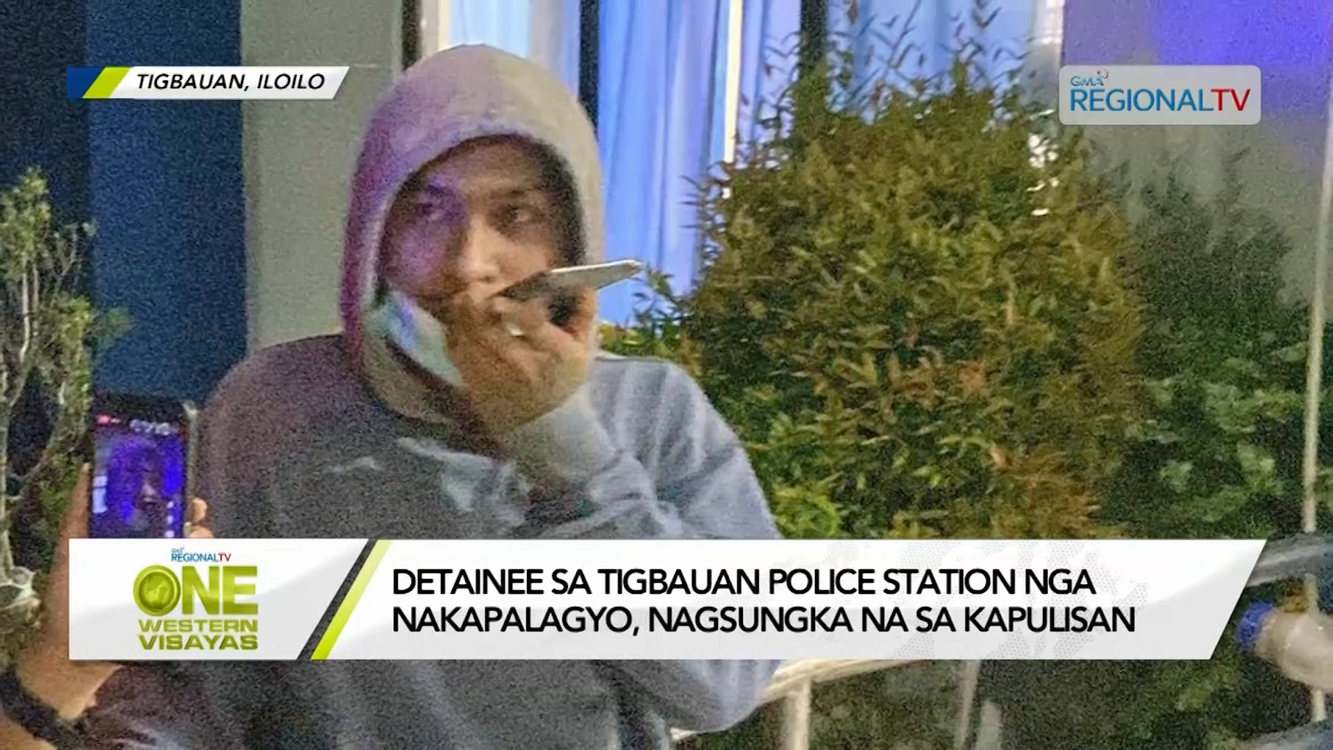 Detainee sa Tigbauan Police Station nga nakapalagyo, nagsungka na sa ...