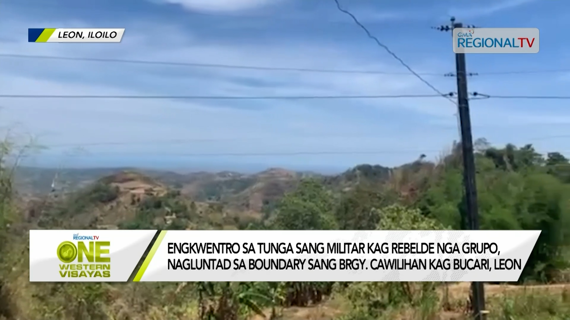 Engkwentro sa tunga sang militar kag rebelde nagluntad sa Leon, Iloilo