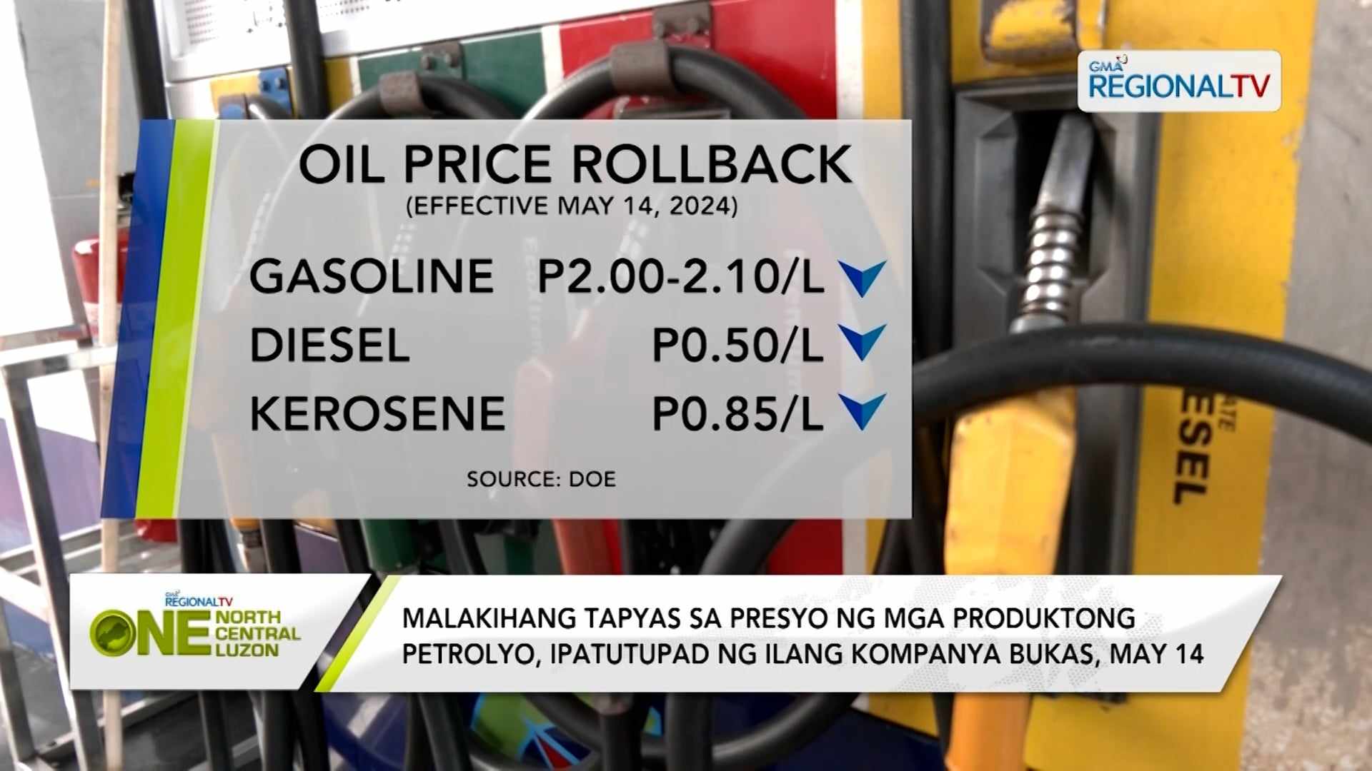 Malakihang tapyas sa presyo ng mga produktong petrolyo, ipatutupad, May 14