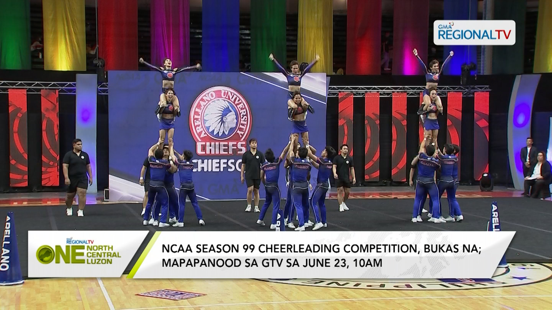 NCAA Season 99 Cheerleading Competition, bukas na, June 19