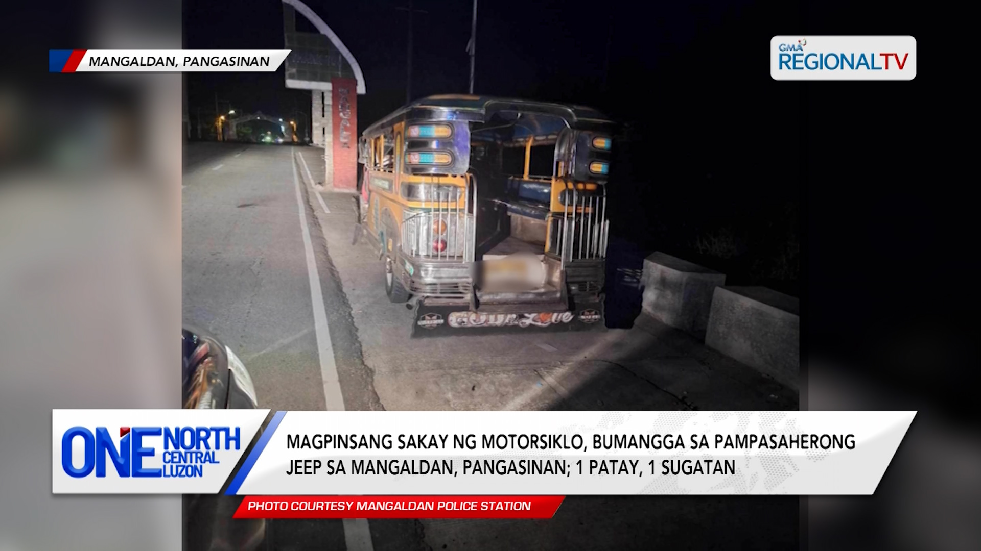 Magpinsang sakay ng motorsiklo, bumangga sa pampasaherong jeep