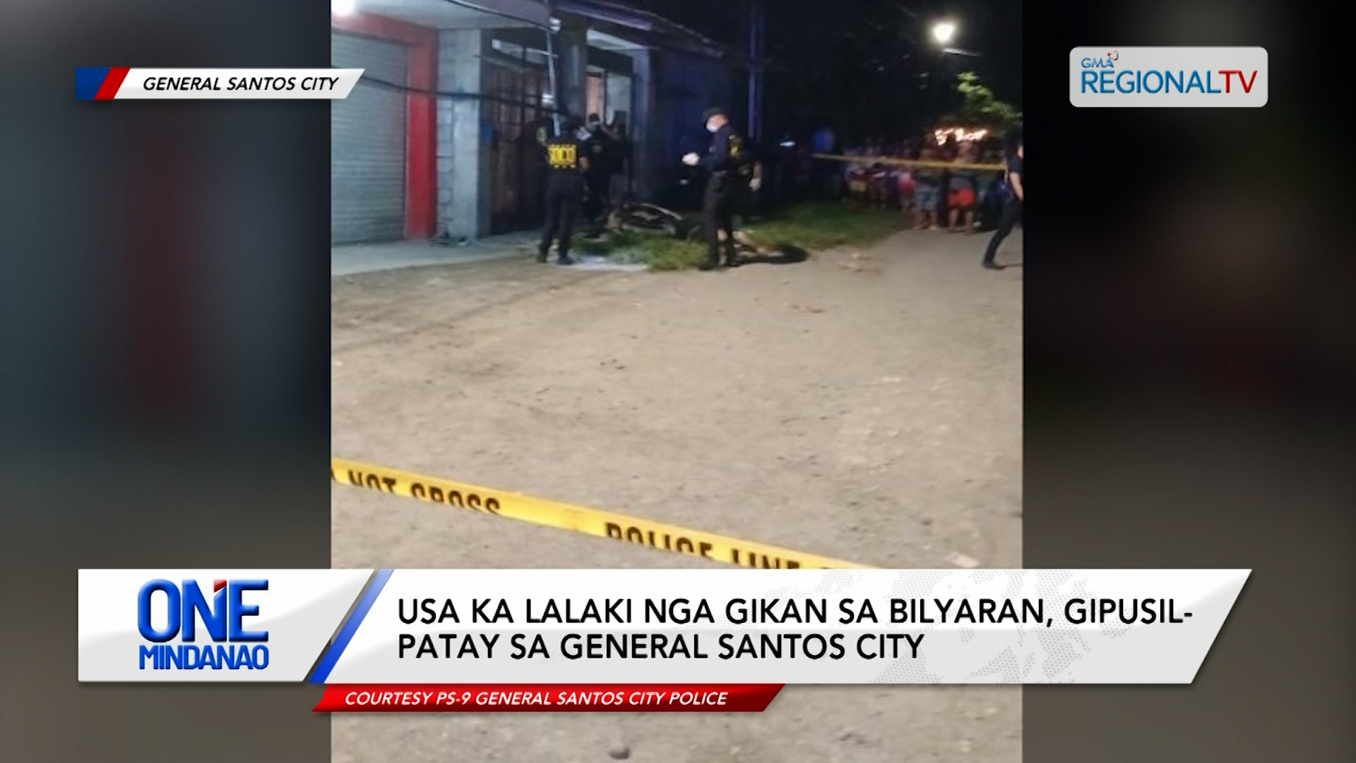 Usa ka lalaki nga gikan sa bilyaran, gipusil-patay sa General Santos City