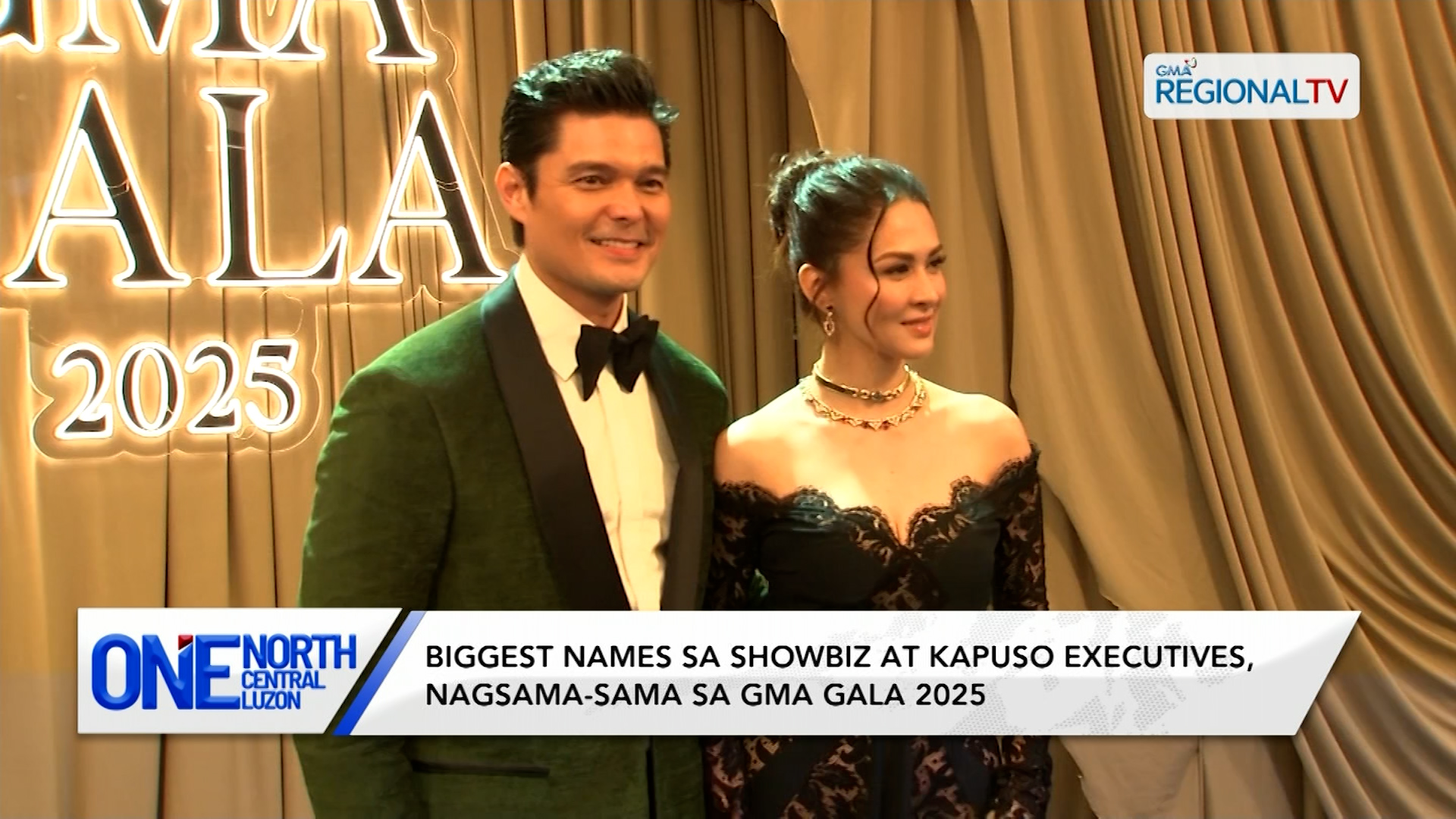 Biggest names sa showbiz at Kapuso executives, nagsama-sama sa GMA Gala | One North Central Luzon.
