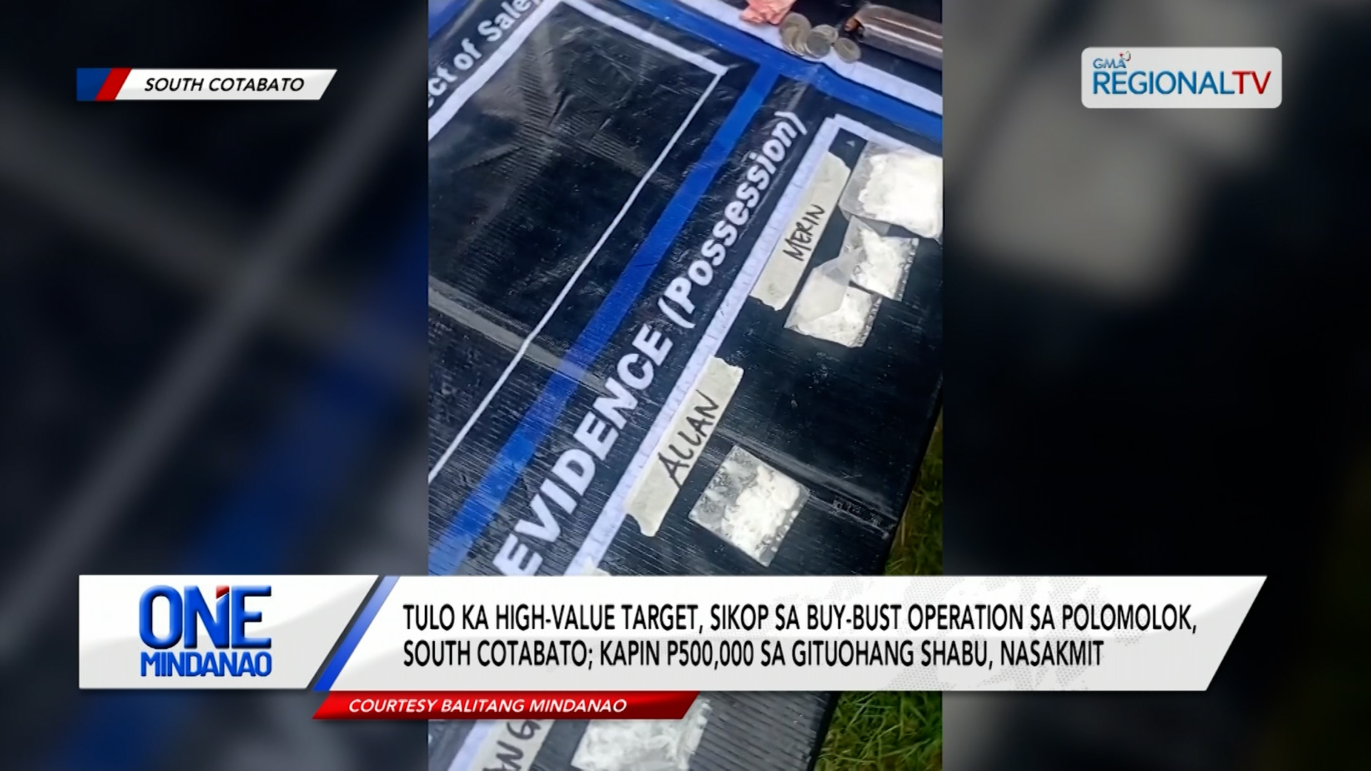 3 high-value target, sikop sa buy-bust operation sa Polomolok, South ...