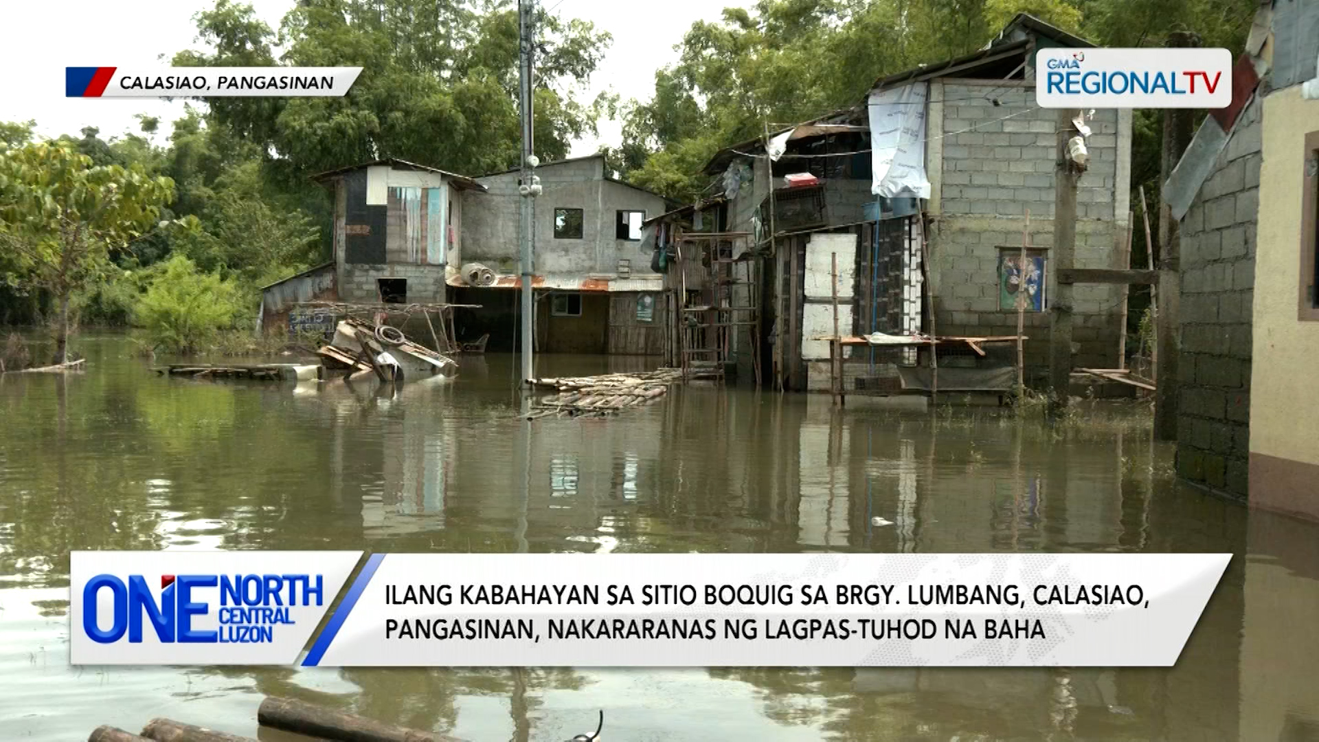 Ilang kabahayan sa Brgy. Lumbang, nakararanas ng lagpas-tuhod na baha ...