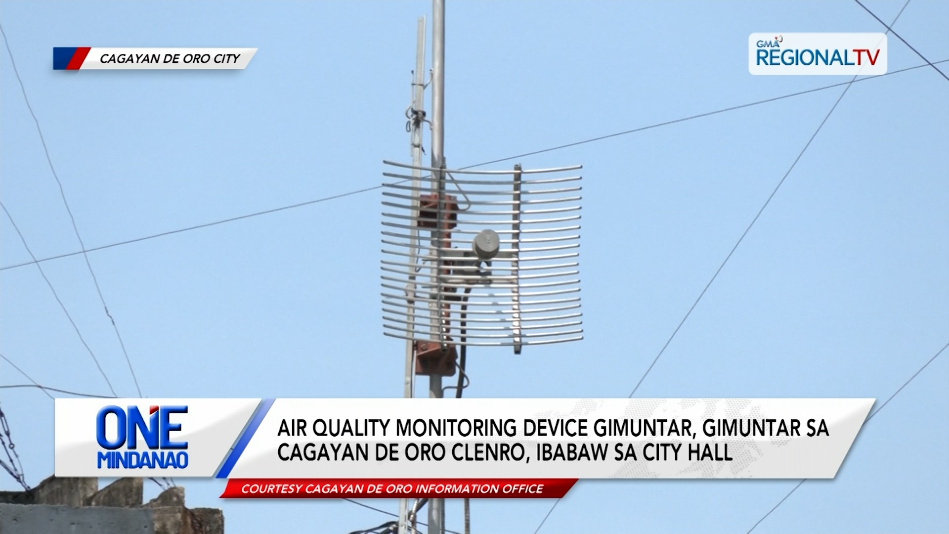 Air quality monitoring device, gimuntar sa Cagayan de Oro CLENRO | One Mindanao