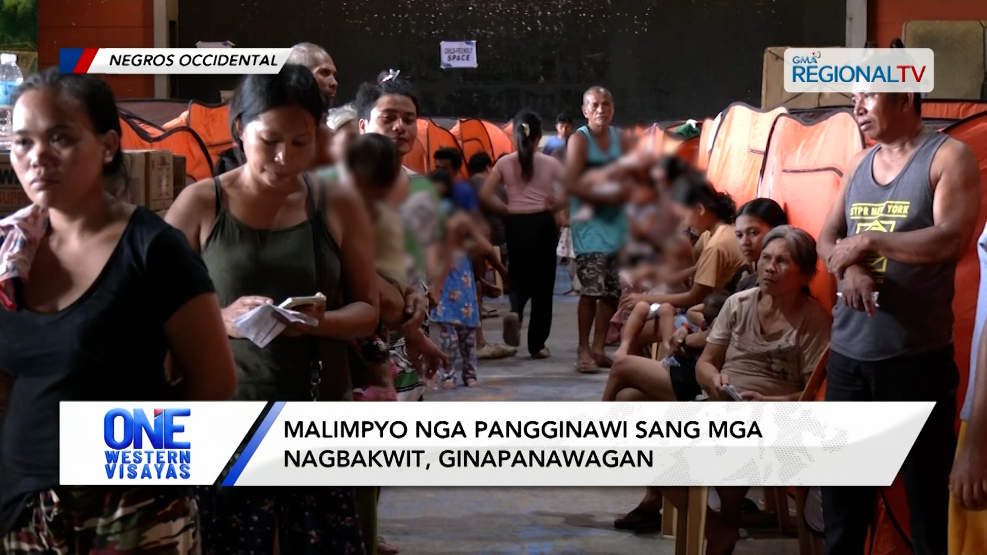 Paglapta sang pamalatian sa evacuation centers, ginakaalarma | One Western Visayas