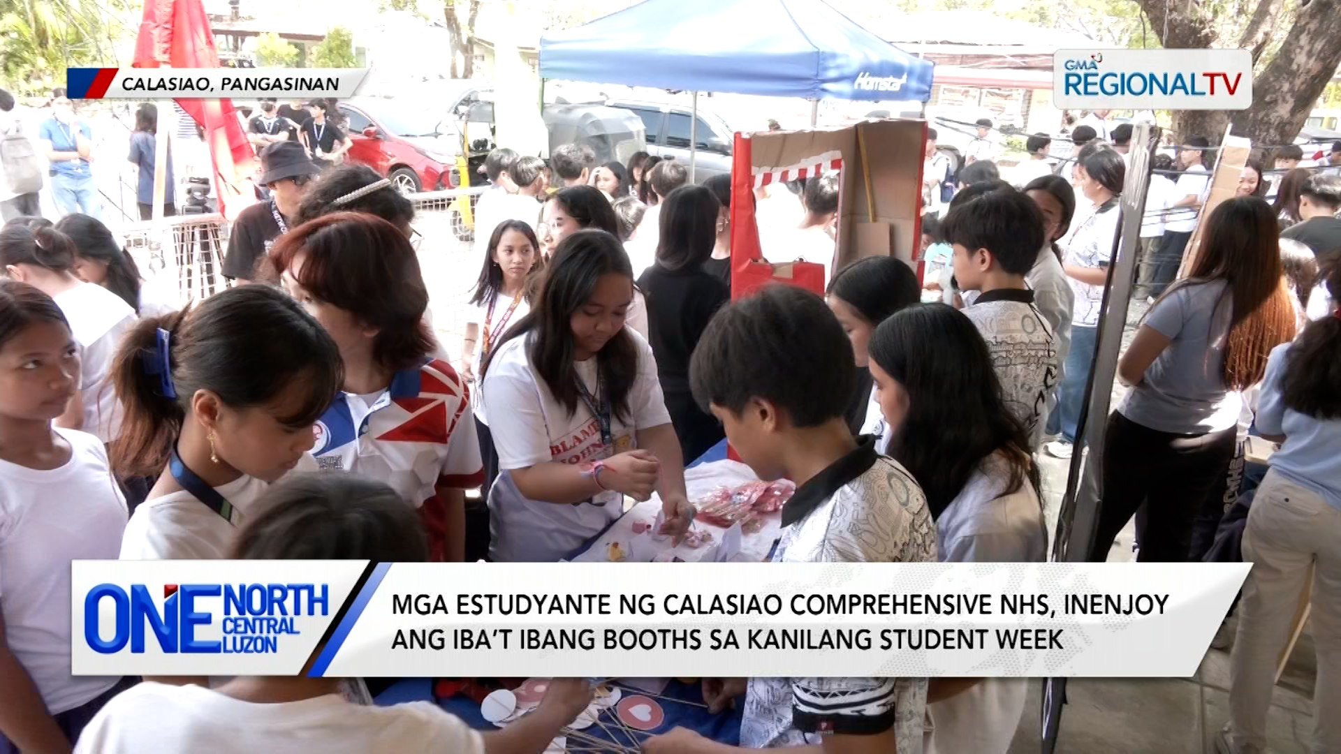 Mga estudyante ng Calasiao CNHS, inenjoy ang iba’t ibang booths | One ...