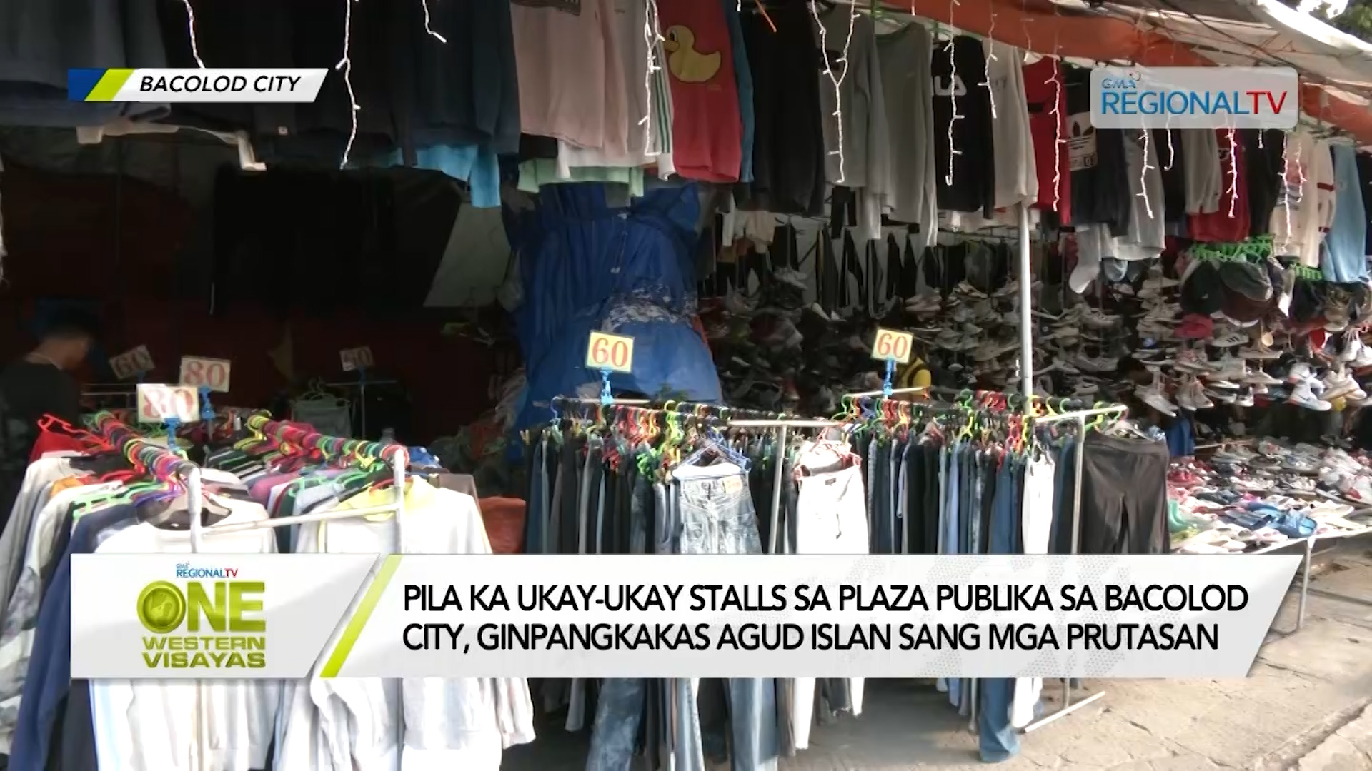 Ukay-ukay stalls sa Bacolod City ginpangkakas agud islan sang mga prutasan