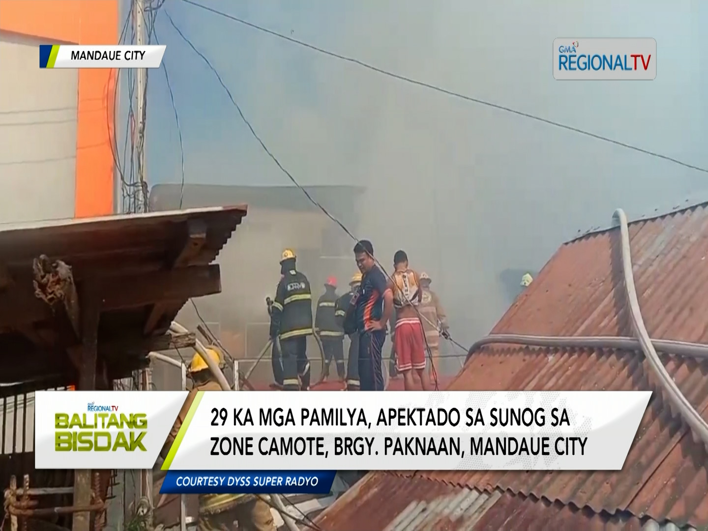 29 ka mga pamilya ang nasunogan sa Paknaan, Mandaue City