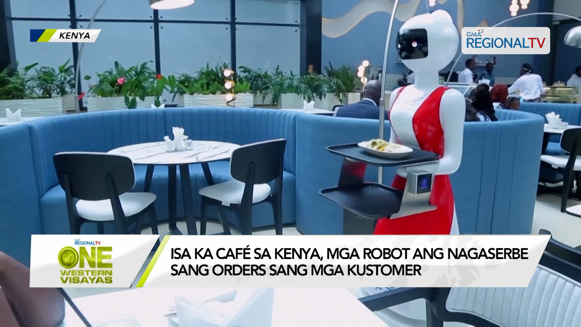 Isa ka café sa Kenya, mga robot ang nagaserbe sang orders sang mga kustomer