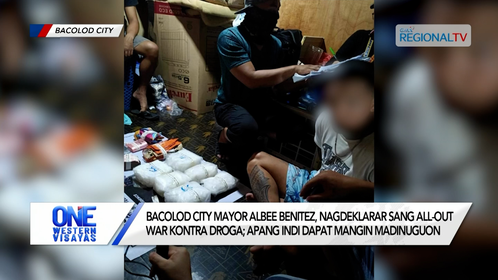 Mayor Albee Benitez, nagdeklarar sang all-out war kontra droga