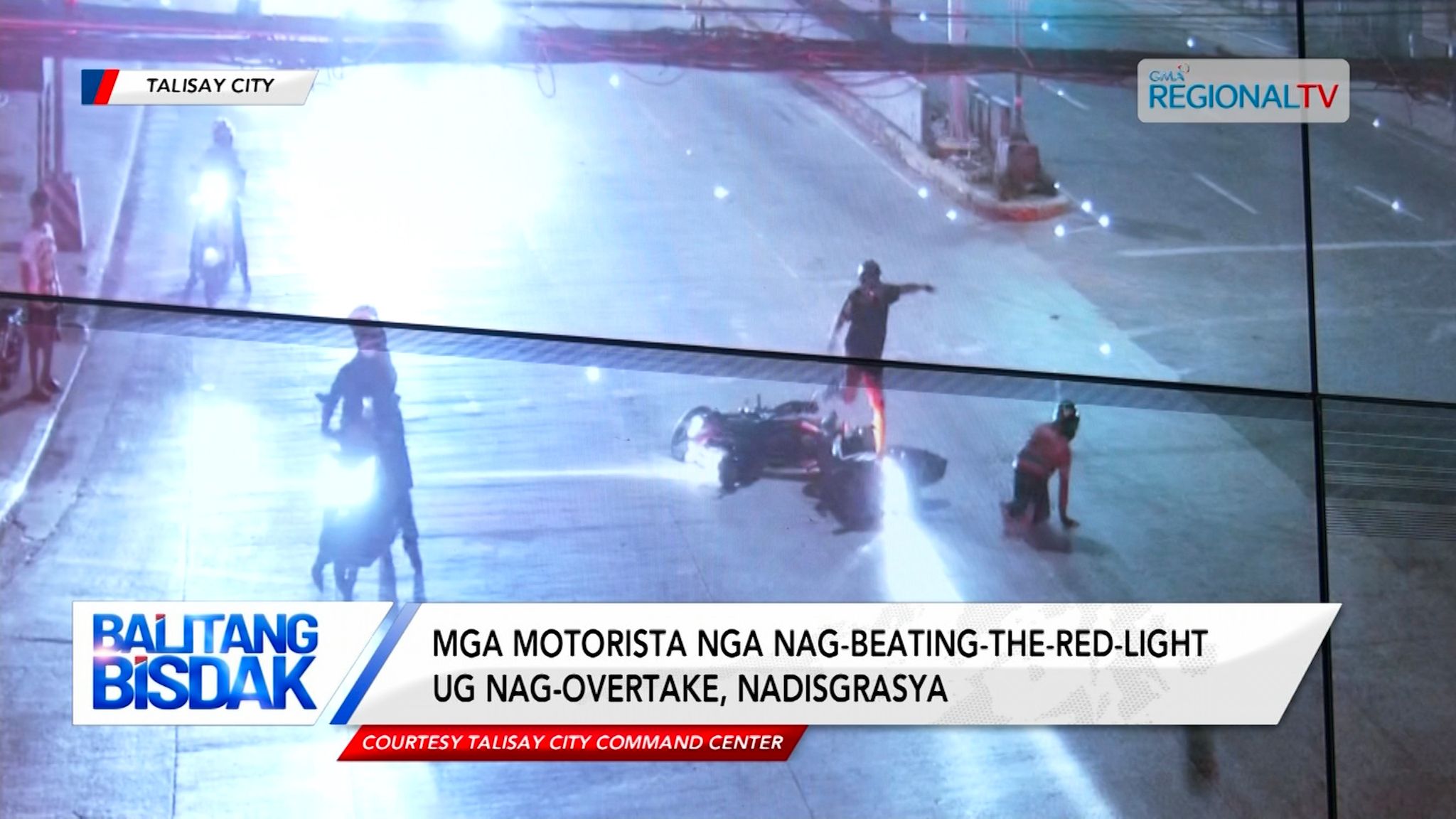 Mga motorista nga nag-beating-the-red-light ug nag-overtake, nadisgrasya
