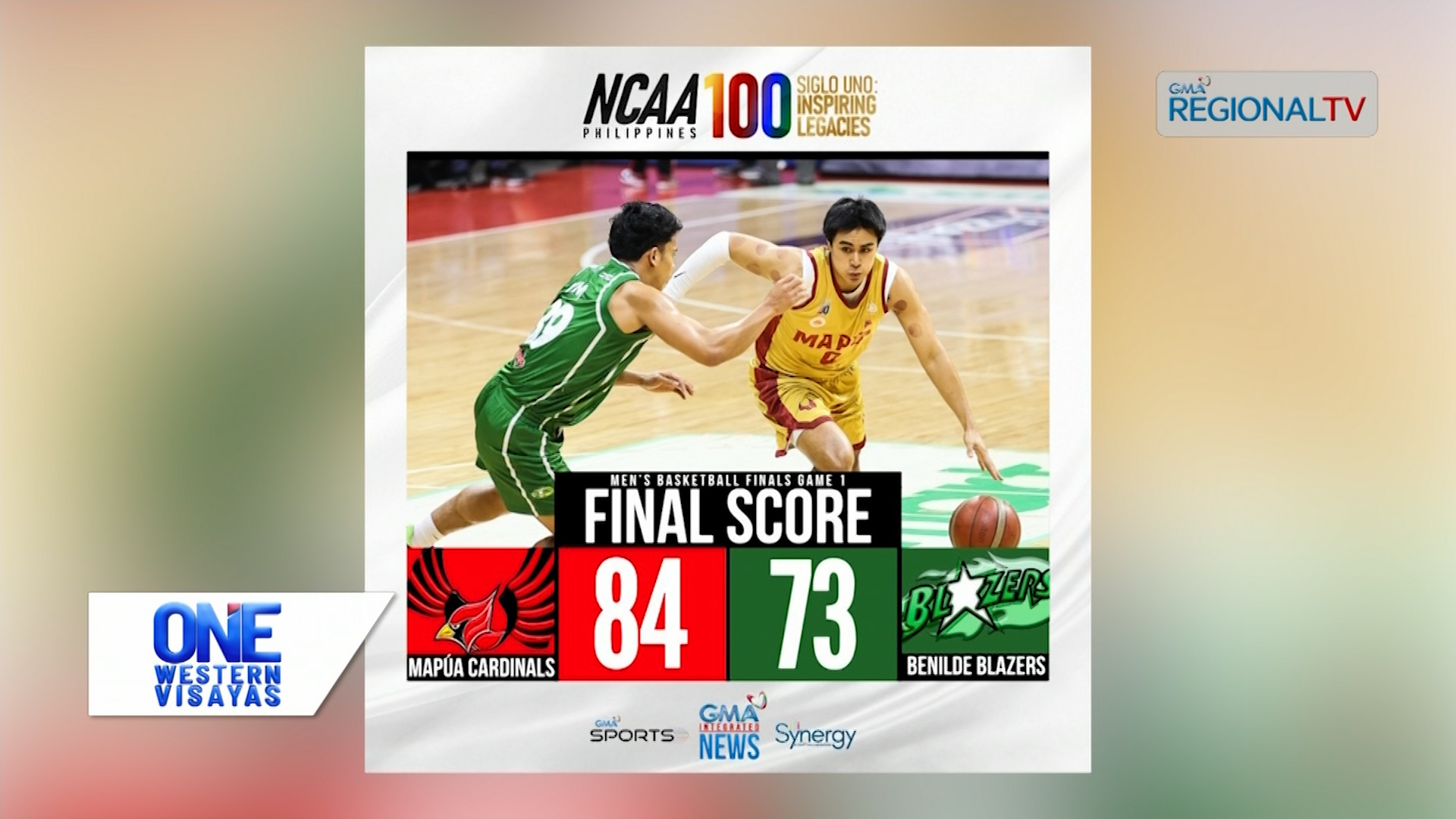 Mapua Cardinals, Ginlutos ang Benilde Blazers sa Game 1 sang NCAA Finals