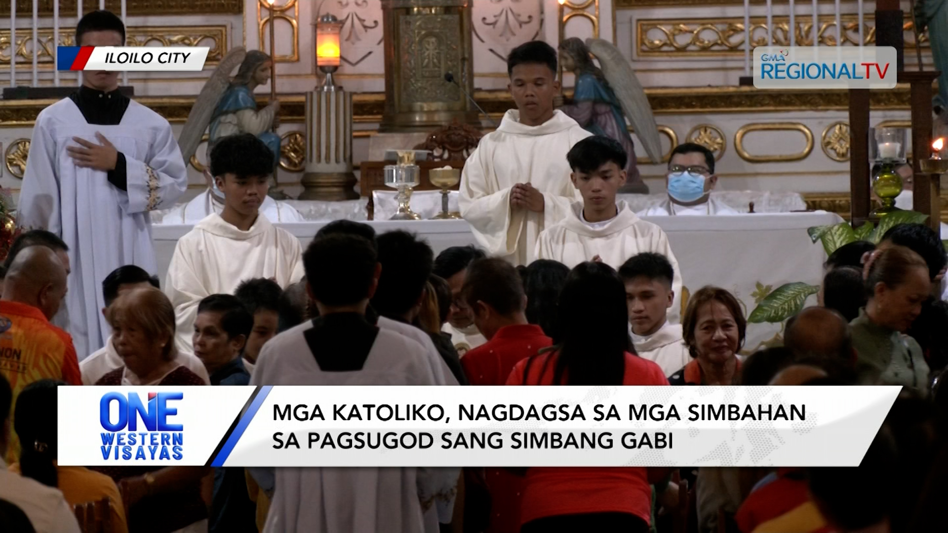 Mga katoliko, nagdagsa sa mga simbahan sa pagsugod sang simbang gabi