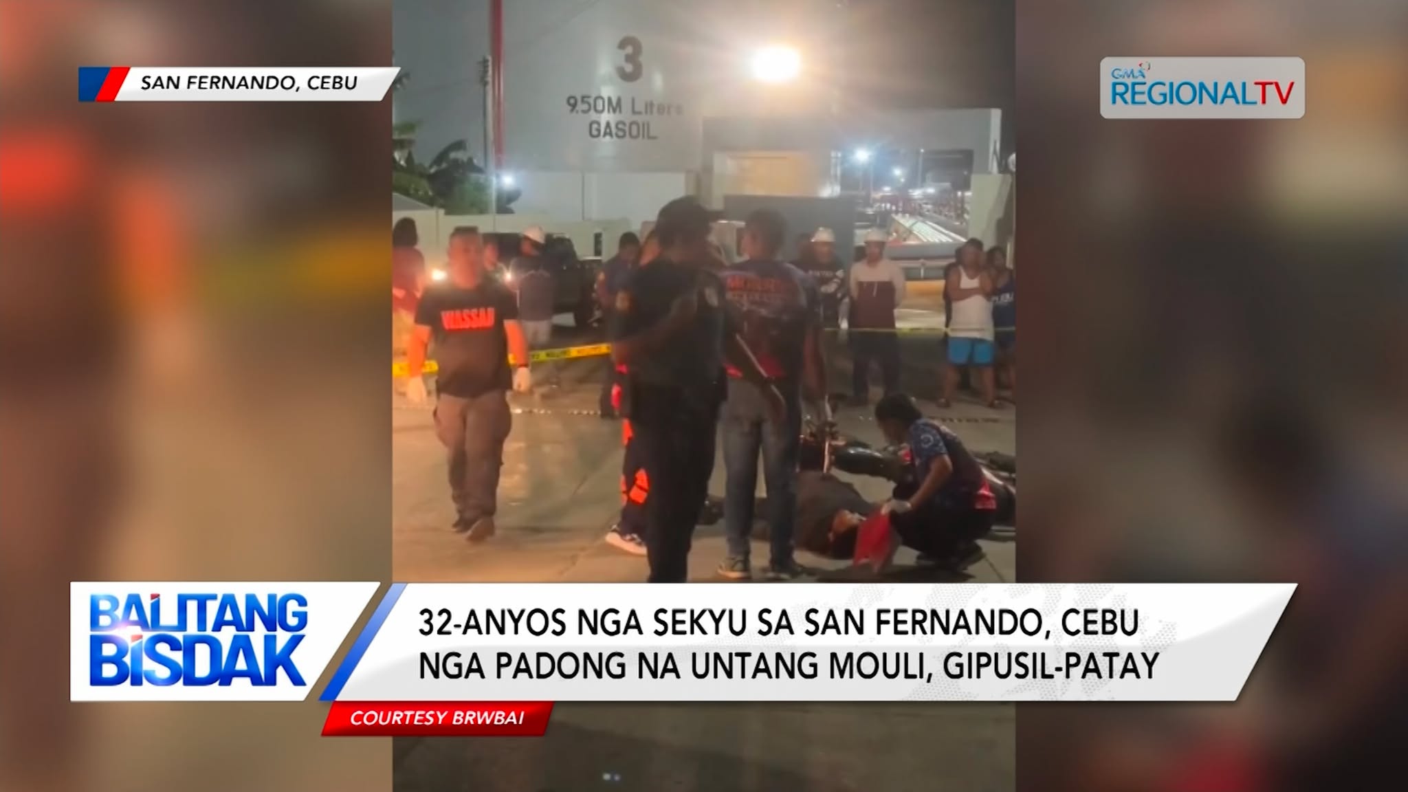 32-anyos nga guwardiya sa San Fernando, Cebu, gipusil-patay