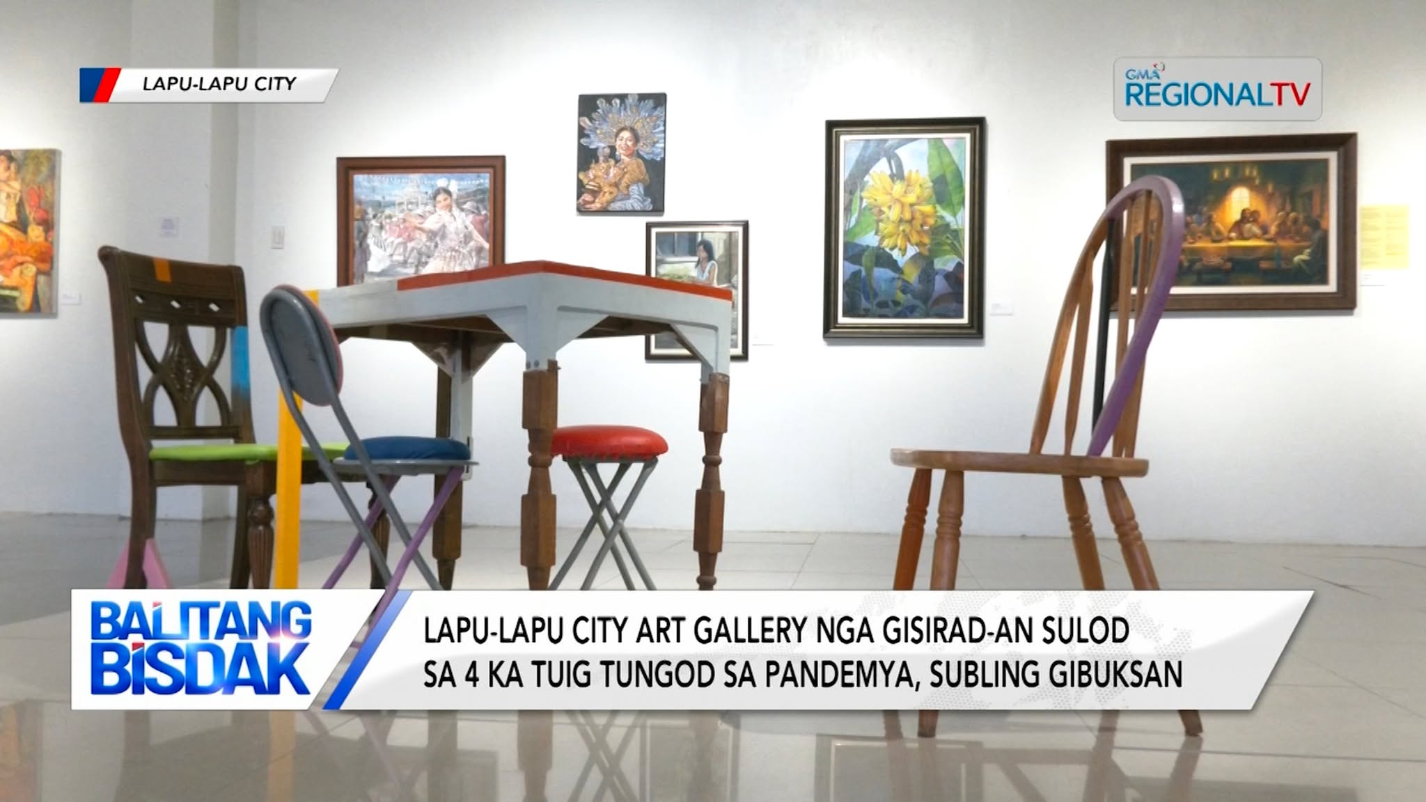 Lapu-Lapu City art gallery, subling gibuksan sa publiko