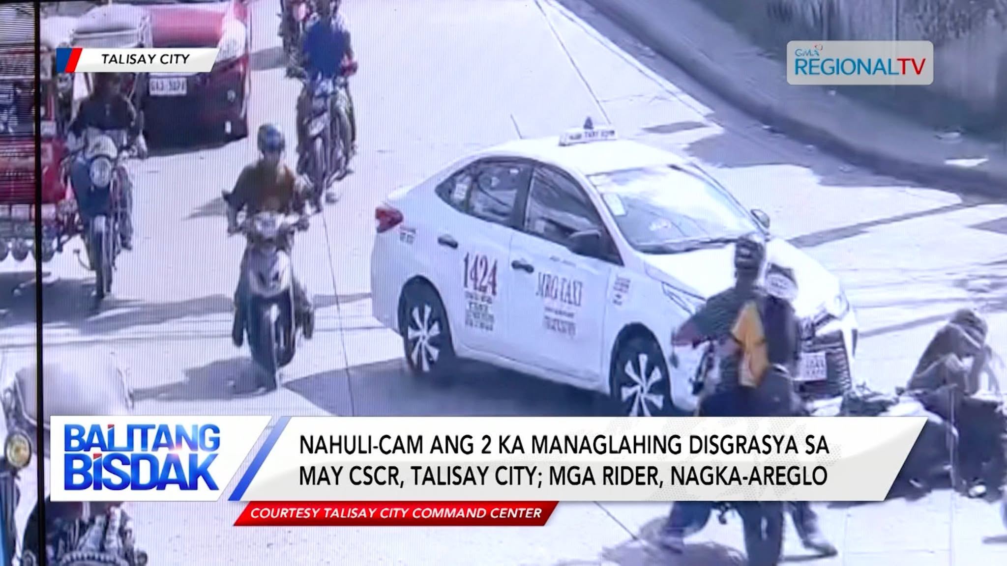 Nahuli-cam ang 2 ka managlahing disgrasya sa may CSCR, Talisay City