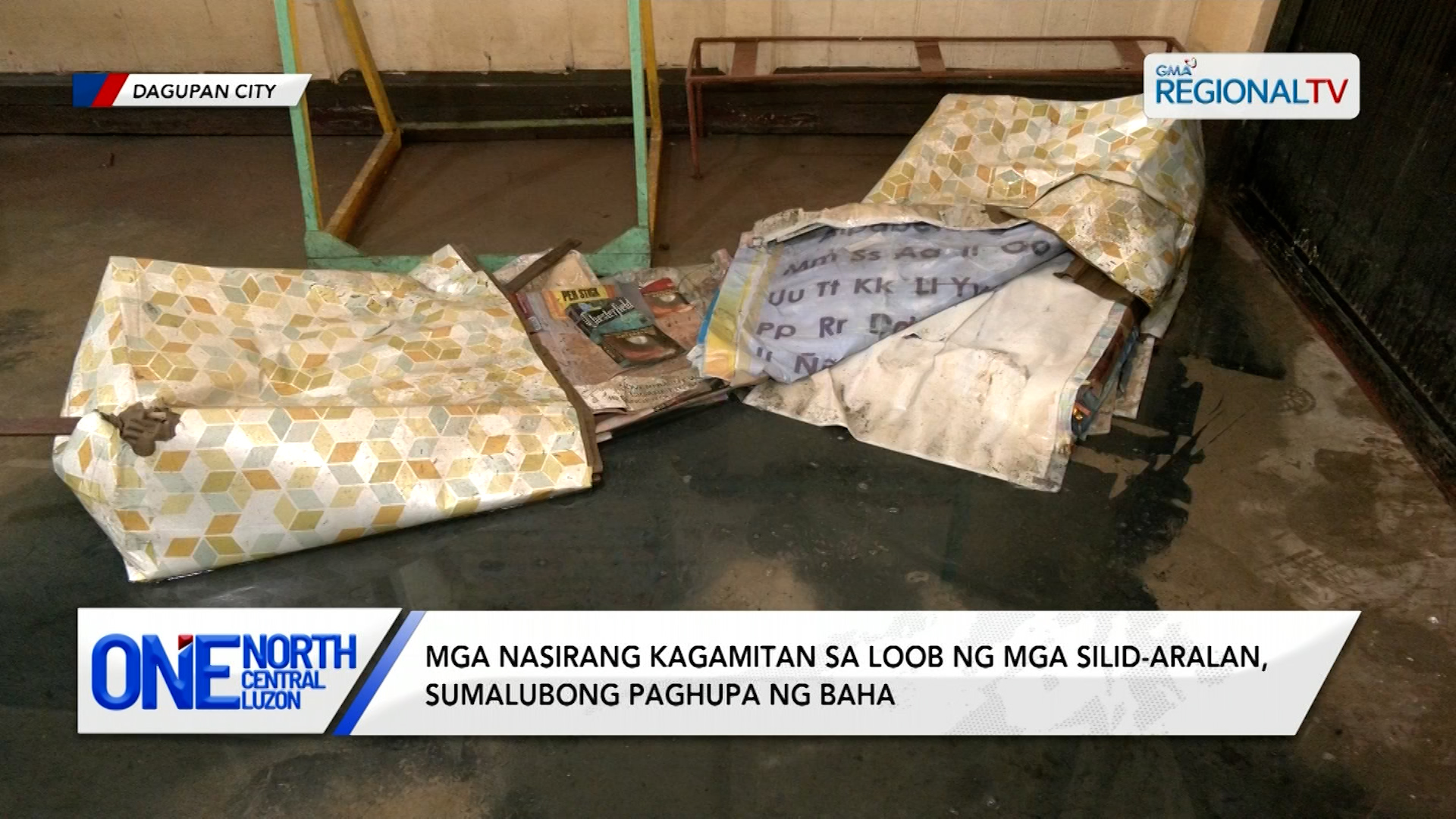 Mga nasirang kagamitan sa mga silid-aralan, sumalubong paghupa ng baha ...