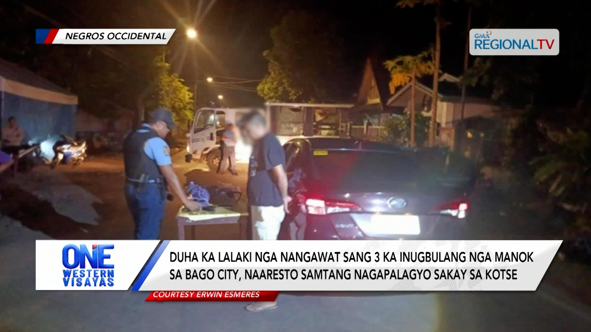 Duha ka lalaki nga nangawat sang 3 ka inugbulang nga manok sa Bago City ...