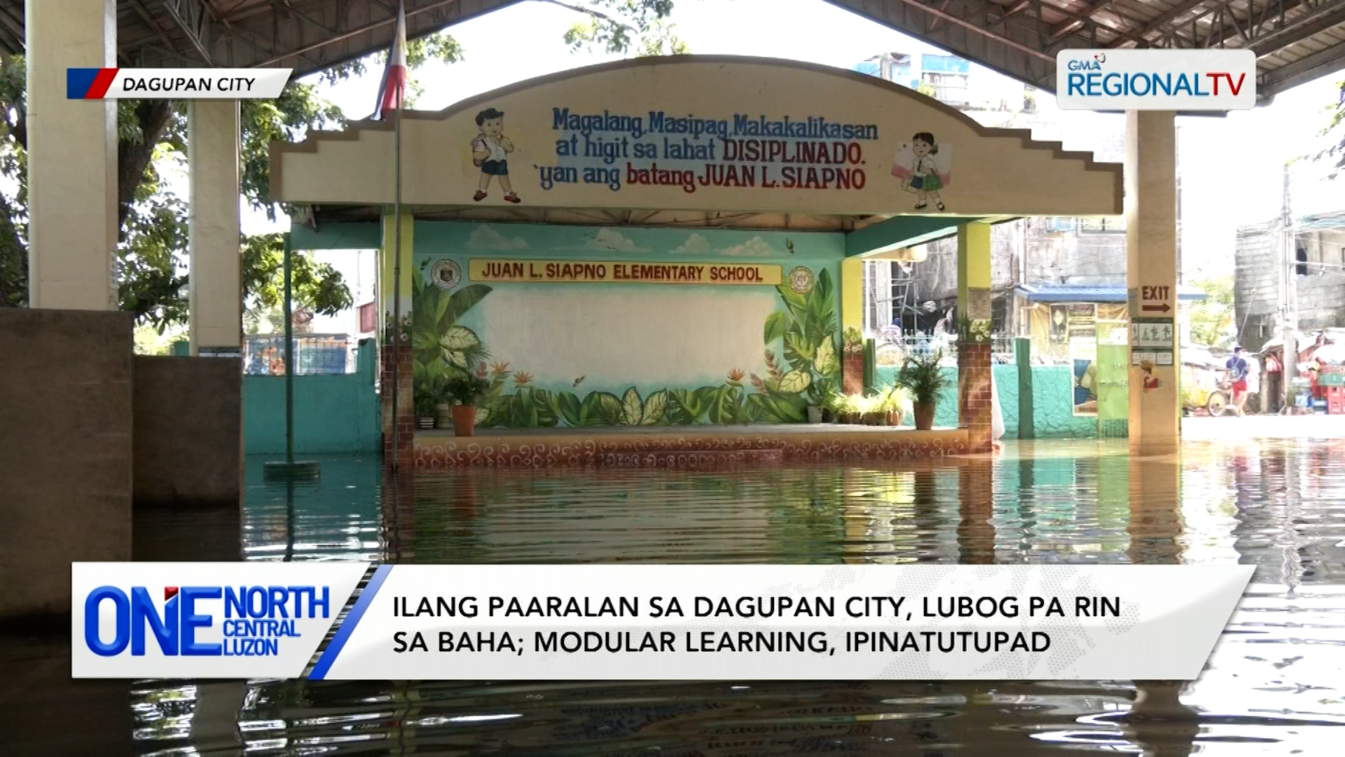 Ilang paaralan sa Dagupan City, lubog pa rin sa baha | One North Central Luzon