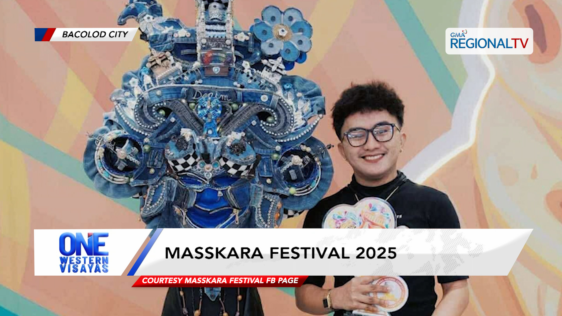 Denim-inspired nga maskara, kampeon sa Masskara Making Contest 2025 ...