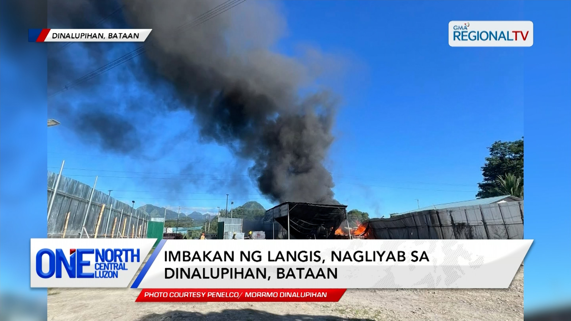 Imbakan ng langis, nagliyab sa Dinalupihan, Bataan | One North Central ...