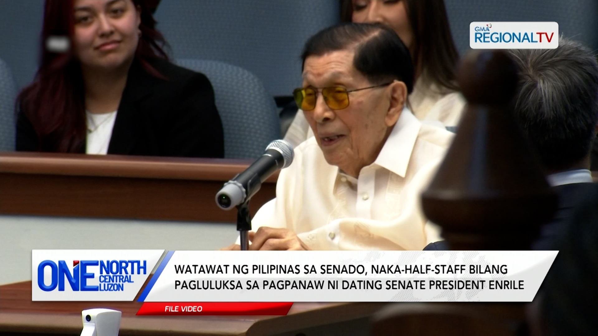 Watawat ng Pilipinas sa Senado, naka-half-staff bilang pagluluksa | One ...