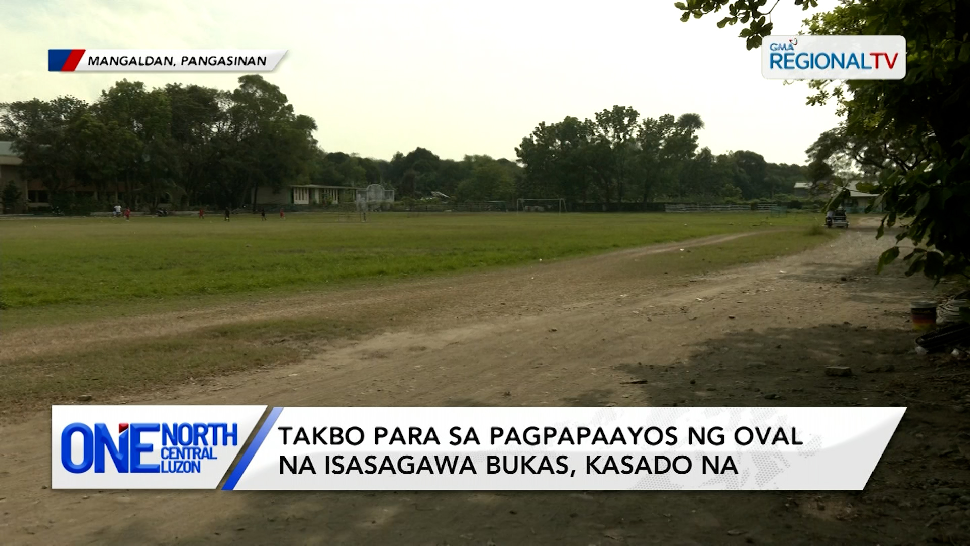 Takbo para sa pagpapaayos ng oval ng Mangaldan Central School, kasado ...