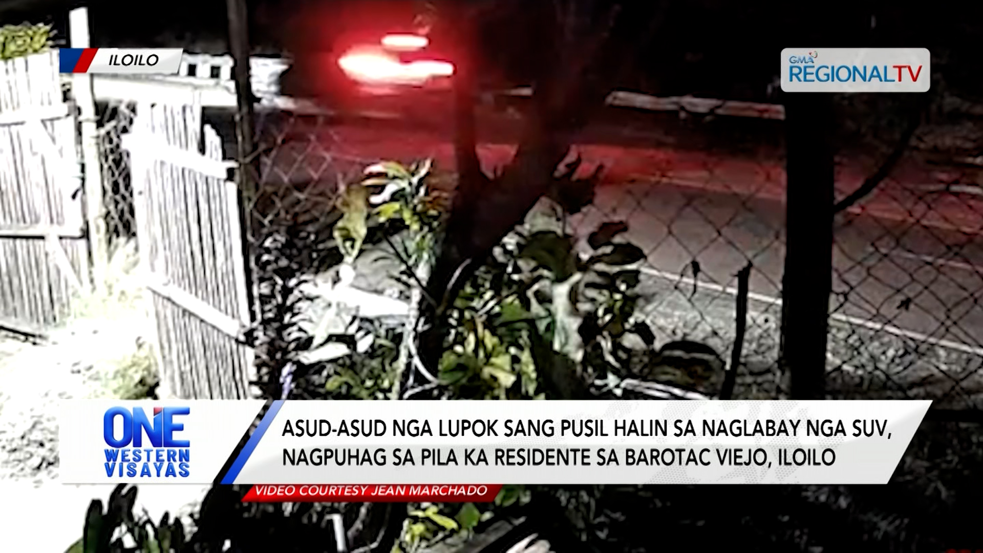 Mga lupok sang pusil halin sa naglabay nga SUV sa Barotac Viejo, Iloilo ...