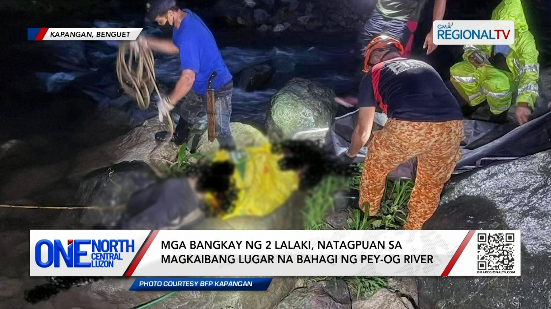 Bangkay ng 2 lalaki, natagpuan sa bahagi ng Pey-og River | One North ...