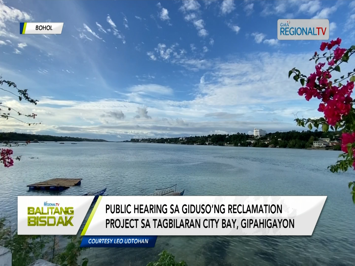 Giplano'ng reclamation project sa Tagbilaran Bay