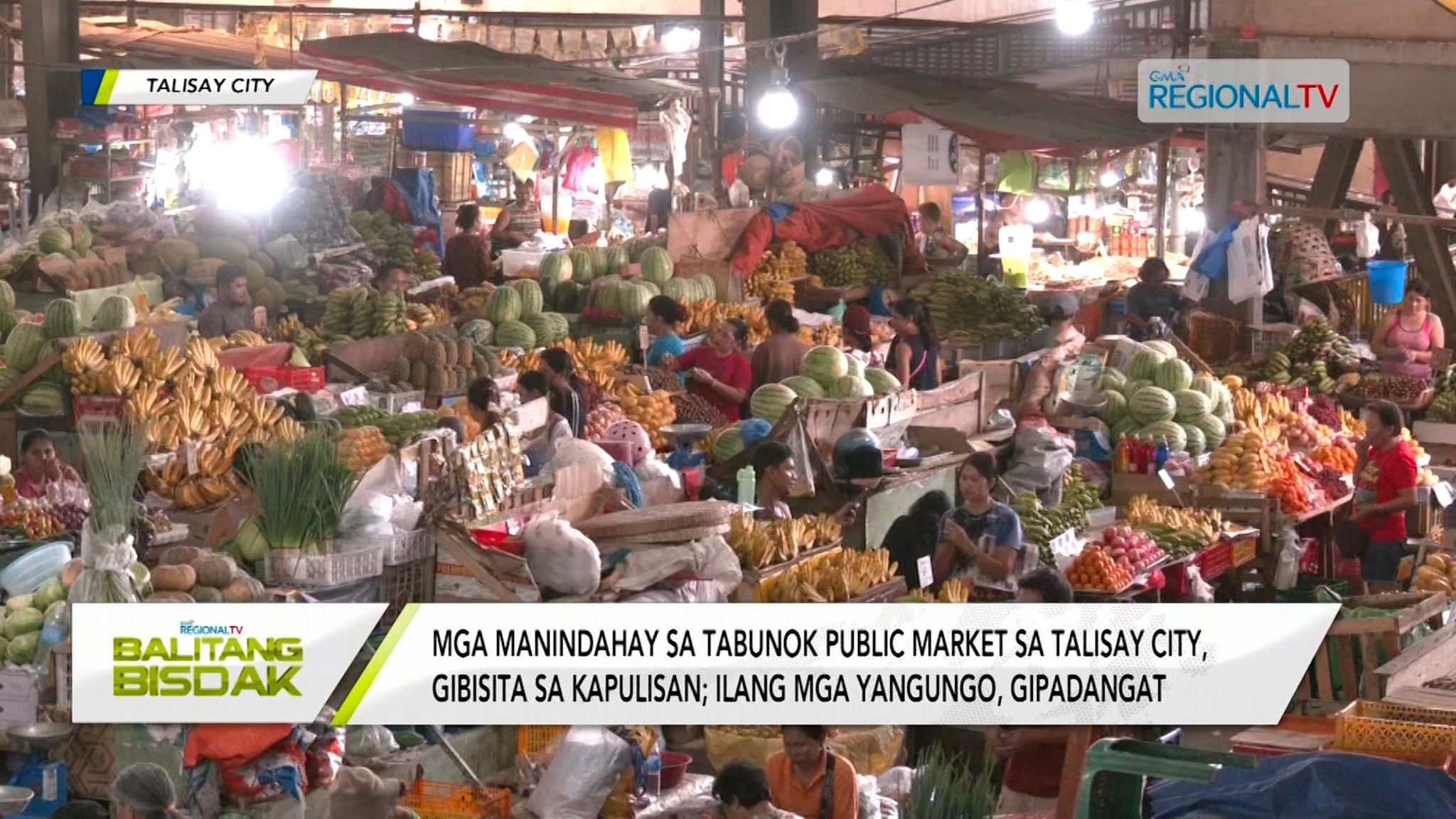 Seguridad sa Tabunok Public Market, gitutokan sa kapulisan