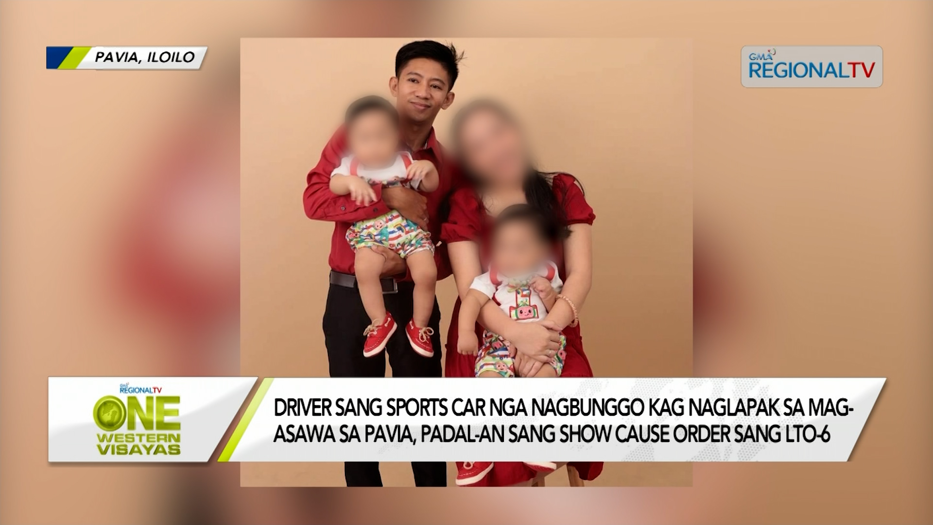Show cause order sa Driver sang sports car nga nagbunggo sa mag-asawa sa Pavia
