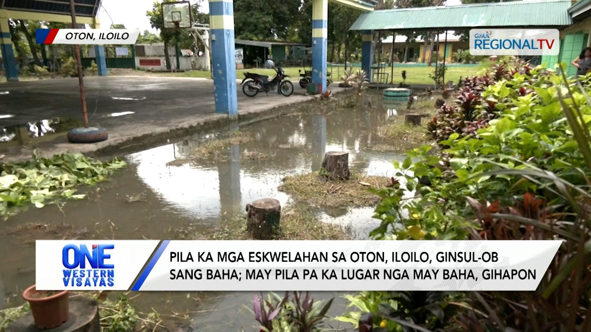 Pila ka mga eskwelahan sa Oton, Iloilo, ginsul-ob sang baha | One Western Visayas