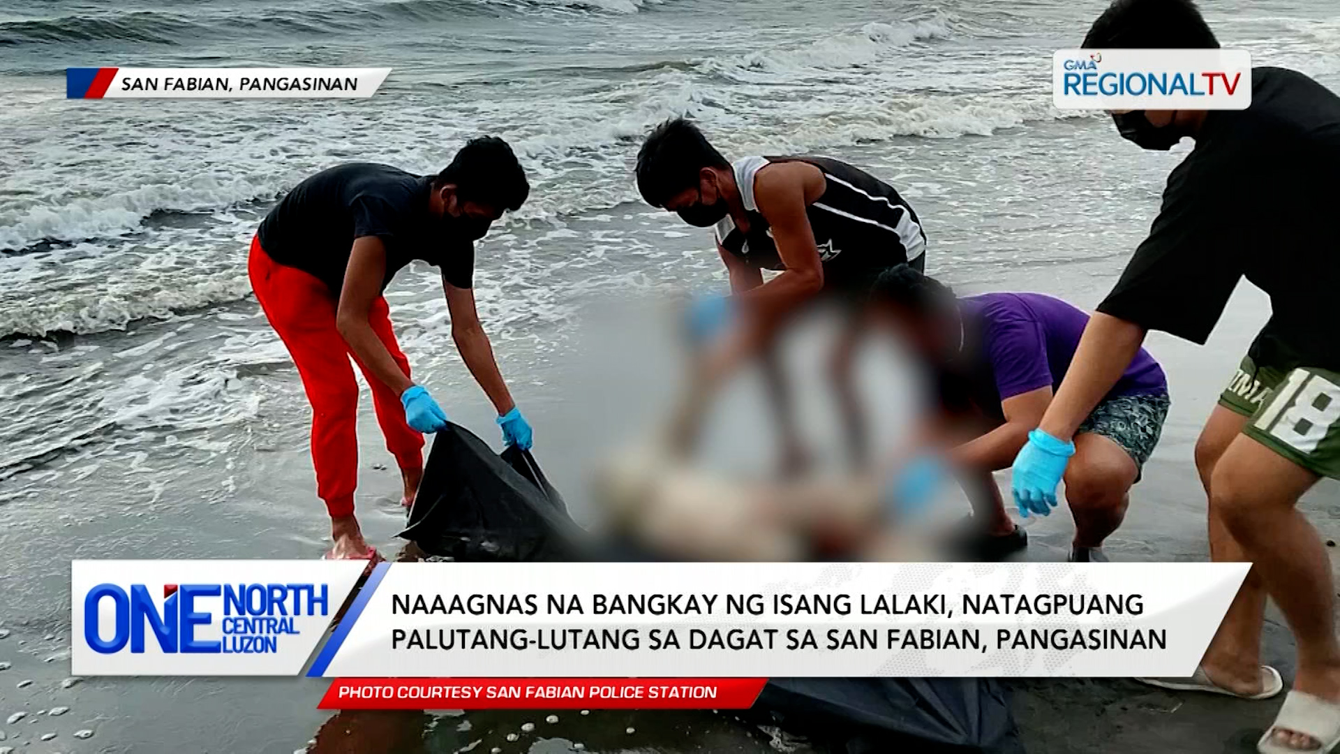 Naaagnas na bangkay, natagpuang palutang-lutang sa dagat sa San Fabian ...