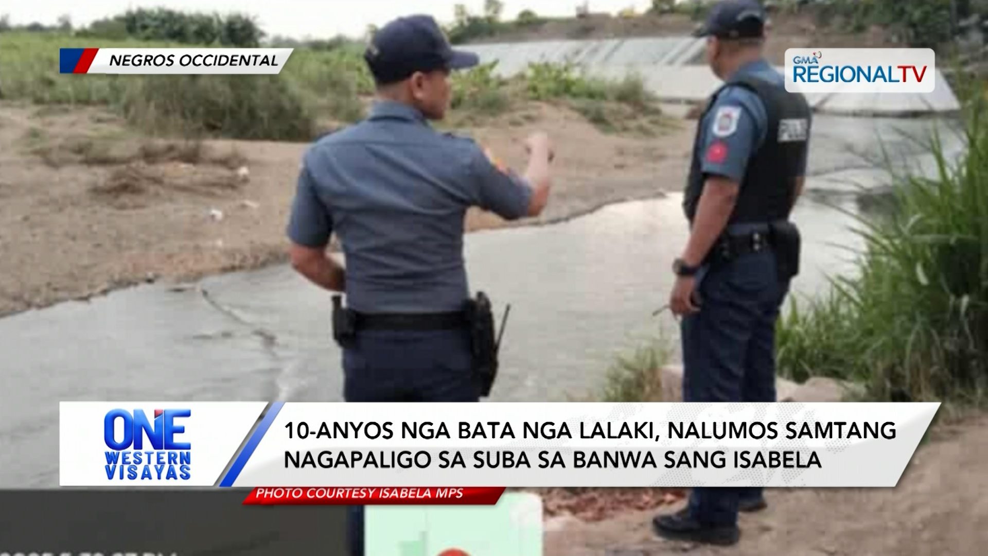 10-anyos nga bata, nalumos samtang nagapaligo sa suba sa banwa sang Isabela | One Western Visayas