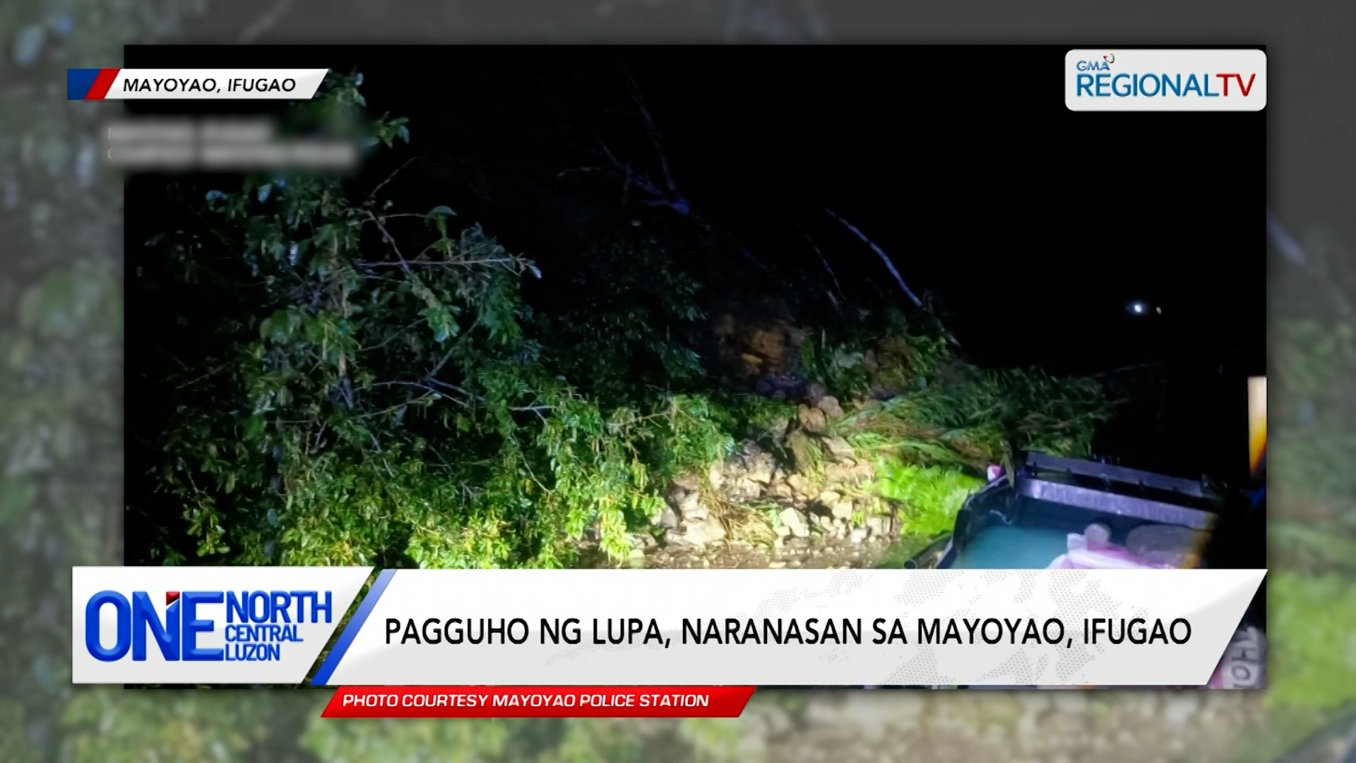 Pagguho ng lupa, naranasan sa Mayoyao, Ifugao | One North Central Luzon
