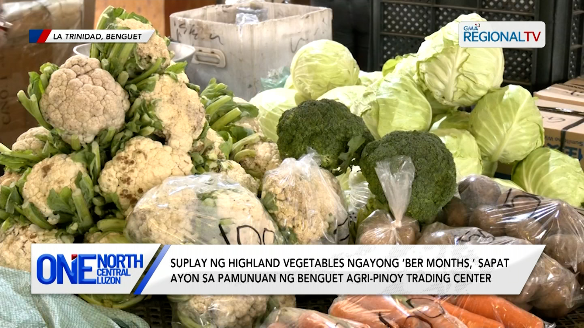 Suplay ng highland vegetables ngayong ‘ber months,’ sapat ayon sa BAPTC | One North Central Luzon