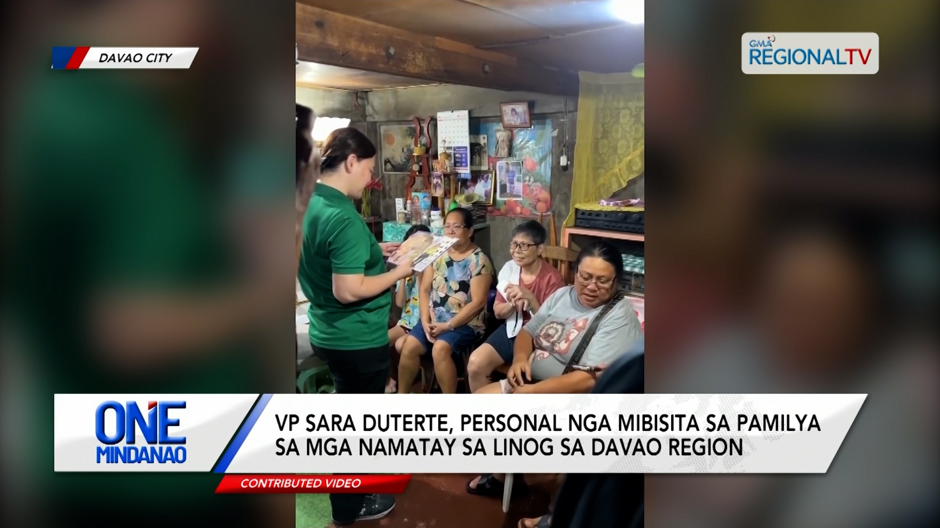 VP Sara Duterte, personal nga mibisita sa pamilya sa mga namatay sa ...