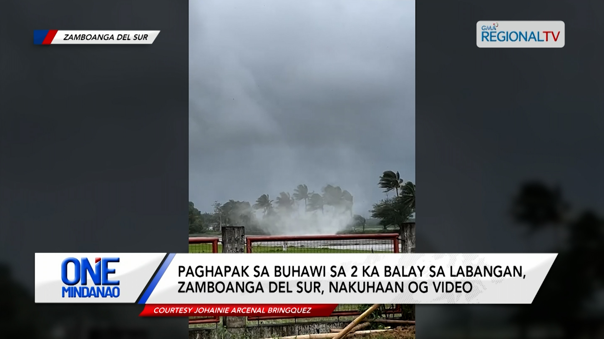 Paghapak sa buhawi, nakuhaan og video | One Mindanao
