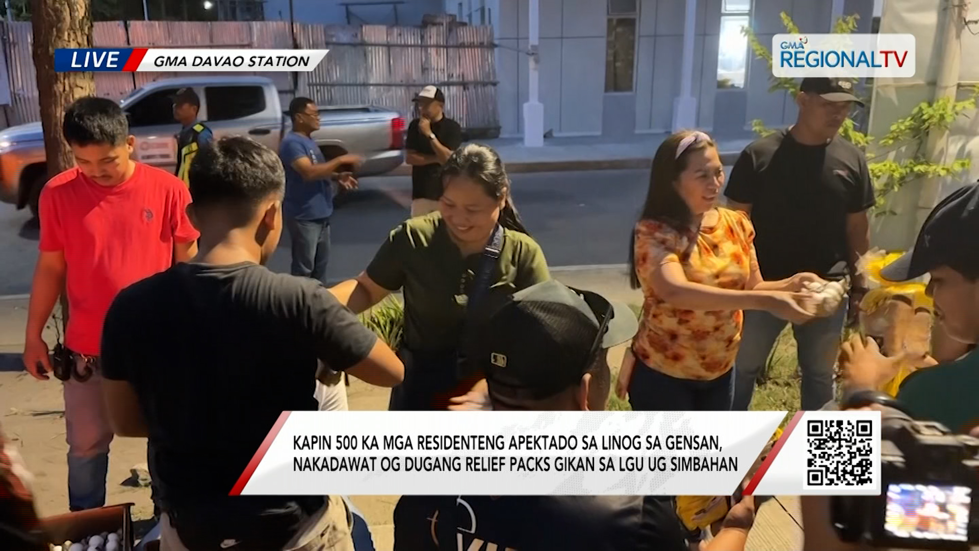 500 ka mga residenteng apektado sa linog sa Gensan, nakadawat og dugang ...