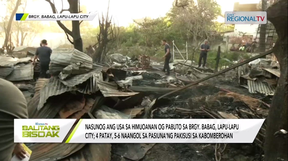 4 patay dihang niulbo ang buhatanan og pabuto sa Lapu-Lapu City