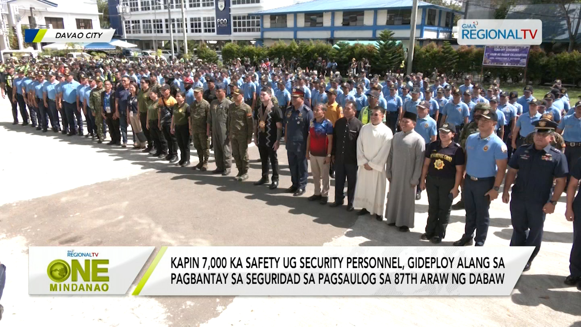 Kapin 7,000 ka safety ug security personnel, gideploy alang sa Araw ng ...
