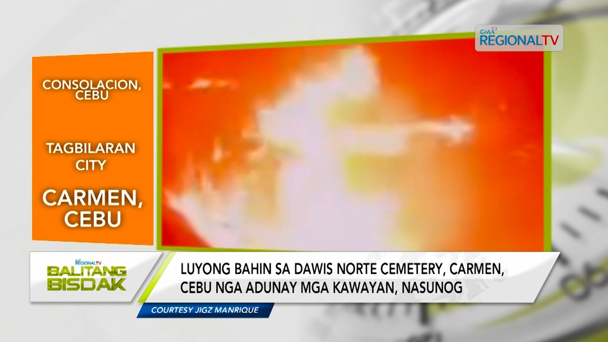 Sunog, natala sa lain-laing lugar sa Cebu