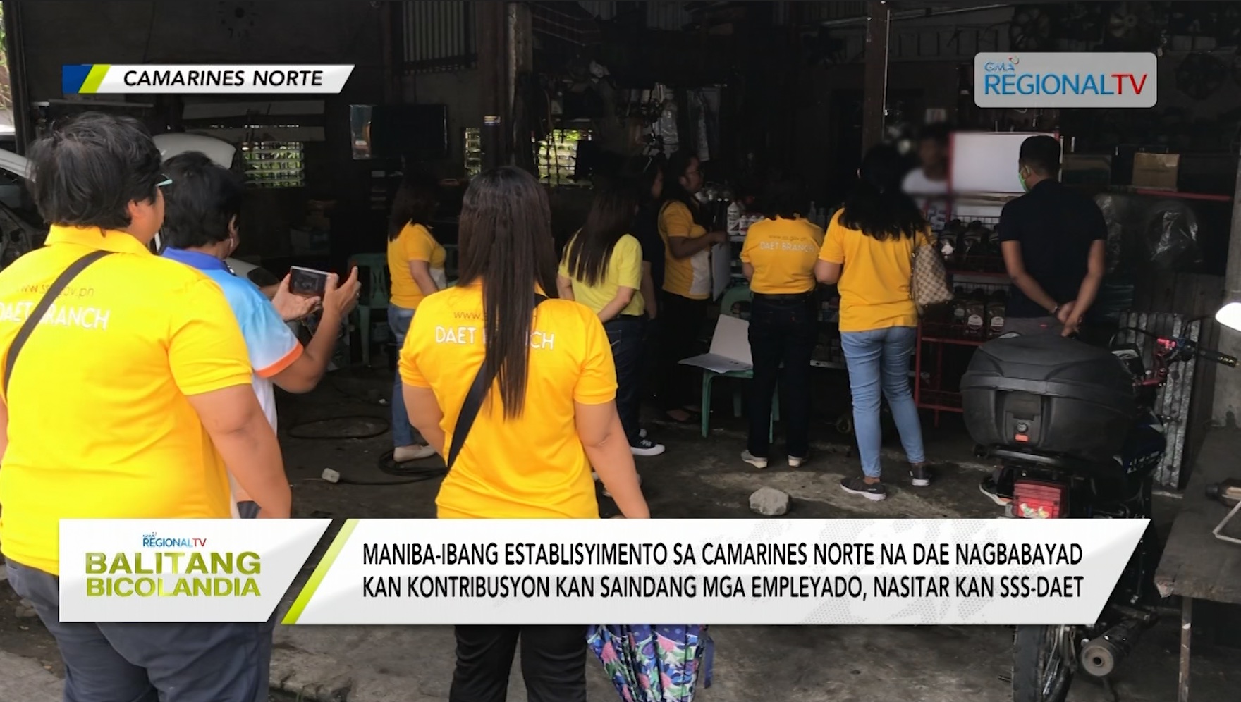 Mga establisyimento na dae nagbabayad kan kontribusyon, nasitar kan SSS-Daet