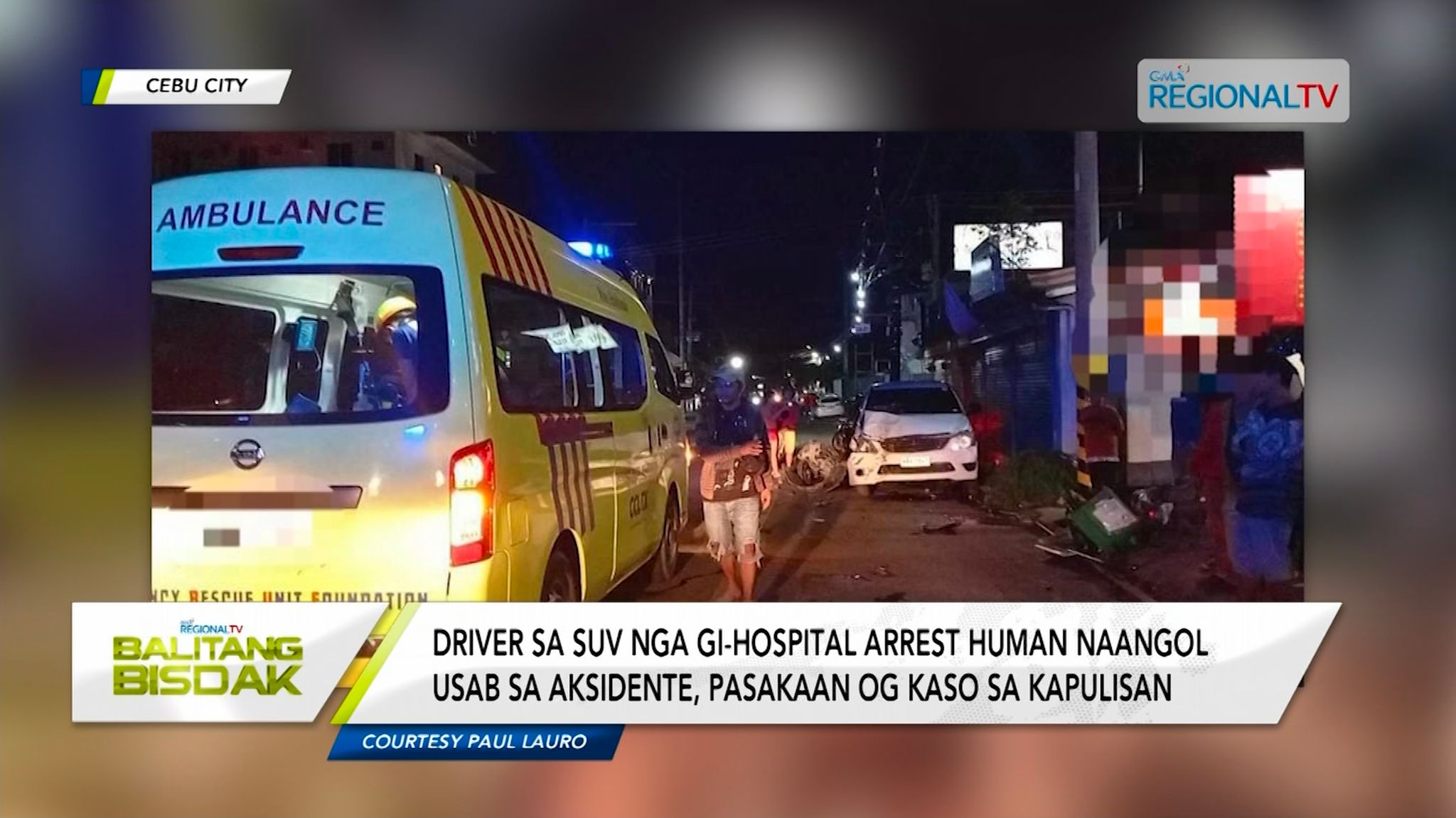 Managlahing disgrasya sa kadalanan, mikalas og 2 ka kinabuhi