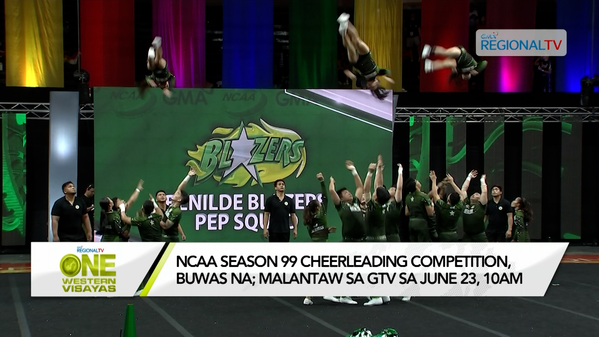 NCAA Season 99 Cheerleading Competition, buwas na; malantaw sa GTV sa June 23